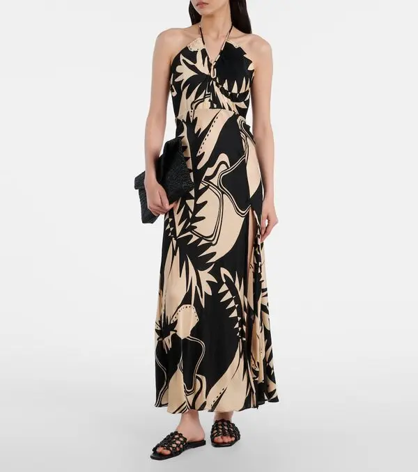 Poupette St Barth Stella Printed Maxi Dress