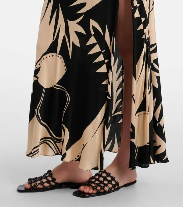 Poupette St Barth Stella Printed Maxi Dress