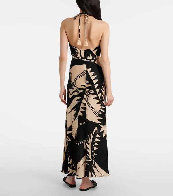 Poupette St Barth Stella Printed Maxi Dress