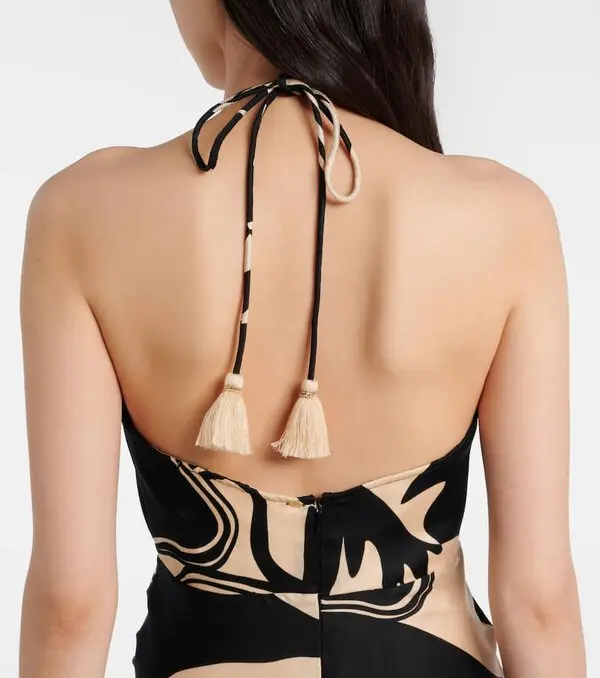 Poupette St Barth Stella Printed Maxi Dress