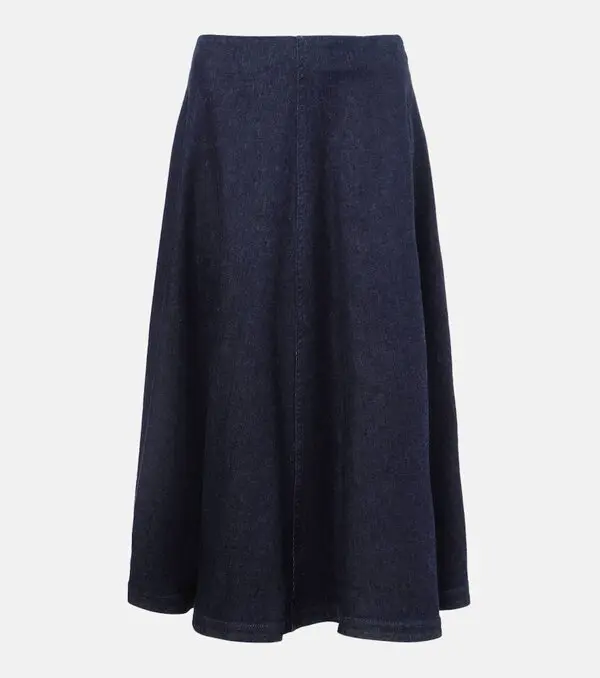 Altuzarra Varda Denim Midi Skirt