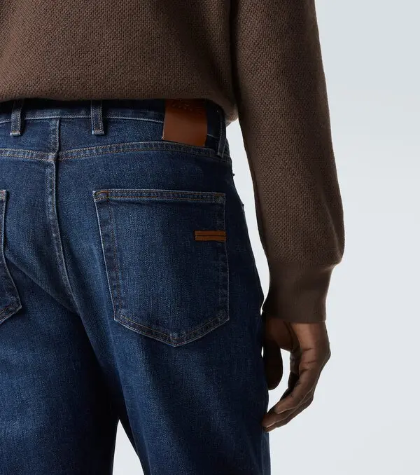Zegna Mid-rise Straight Jeans