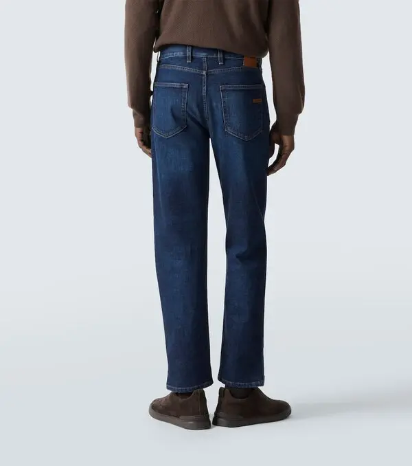 Zegna Mid-rise Straight Jeans
