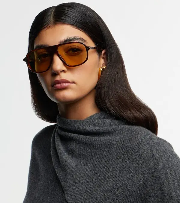 TOM FORD Guillaume Aviator Sunglasses