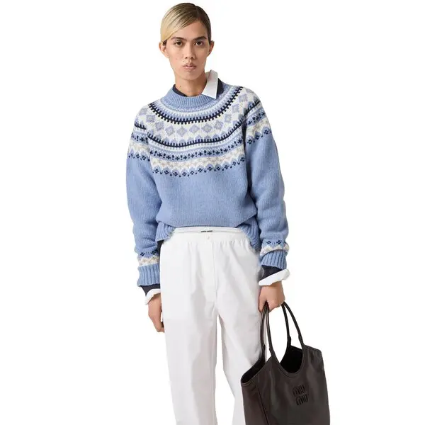 Miu Miu Wool Crew-neck Sweater