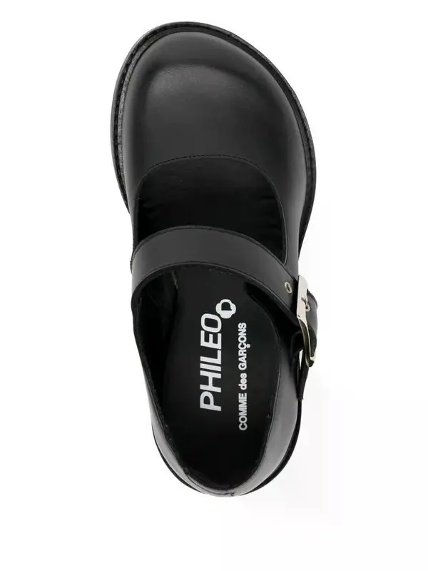 Comme Des Garçons X Phileo Leather Pumps