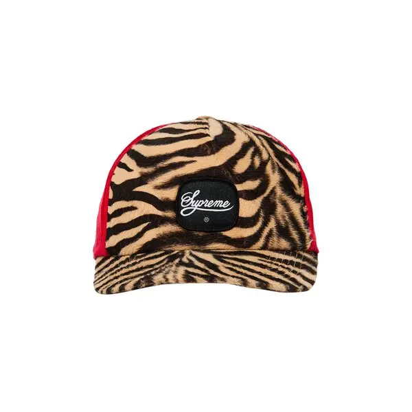 Supreme Tiger 5-panel Cap - Red
