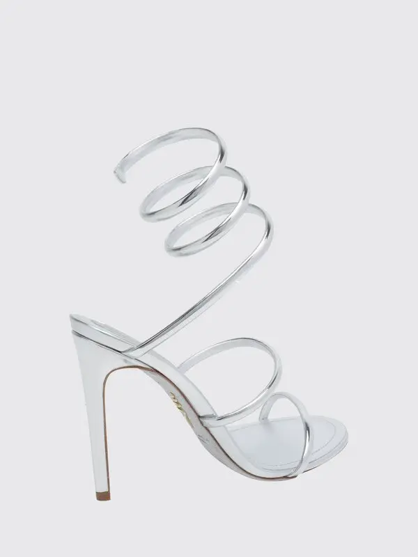 Rene Caovilla Heeled Sandal - Silver