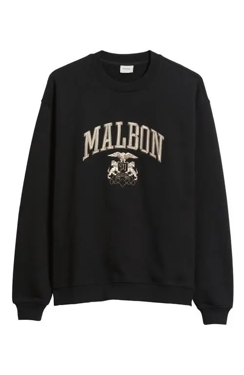 MALBON Range Oxford Cotton Sweatshirt
