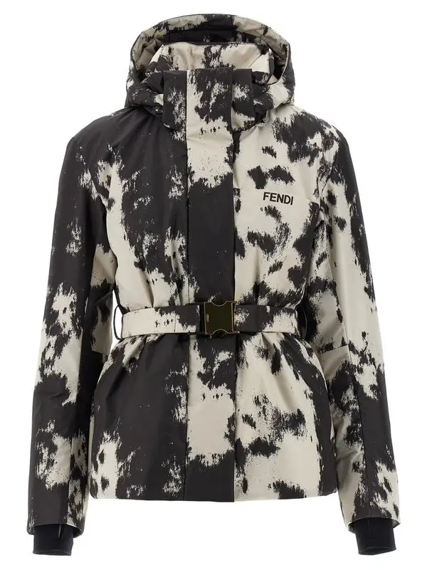 Fendi Frosted Fauna Ski Jacket - Multicolor