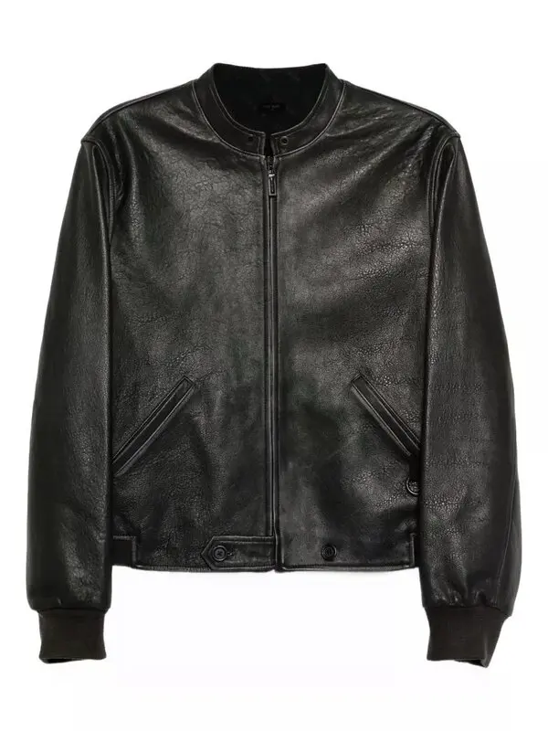 TEAM WANG DESIGN Acceptance Leather Jacket