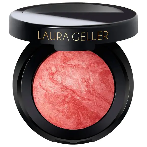 Laura Geller Beauty Blush And Brighten Marbleized Baked Powder Blush - Cherry Custard