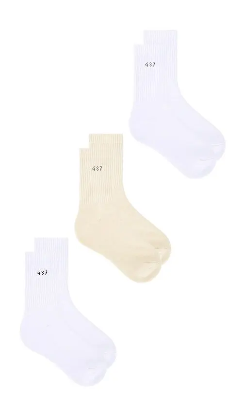 437 3-pack Crew Socks