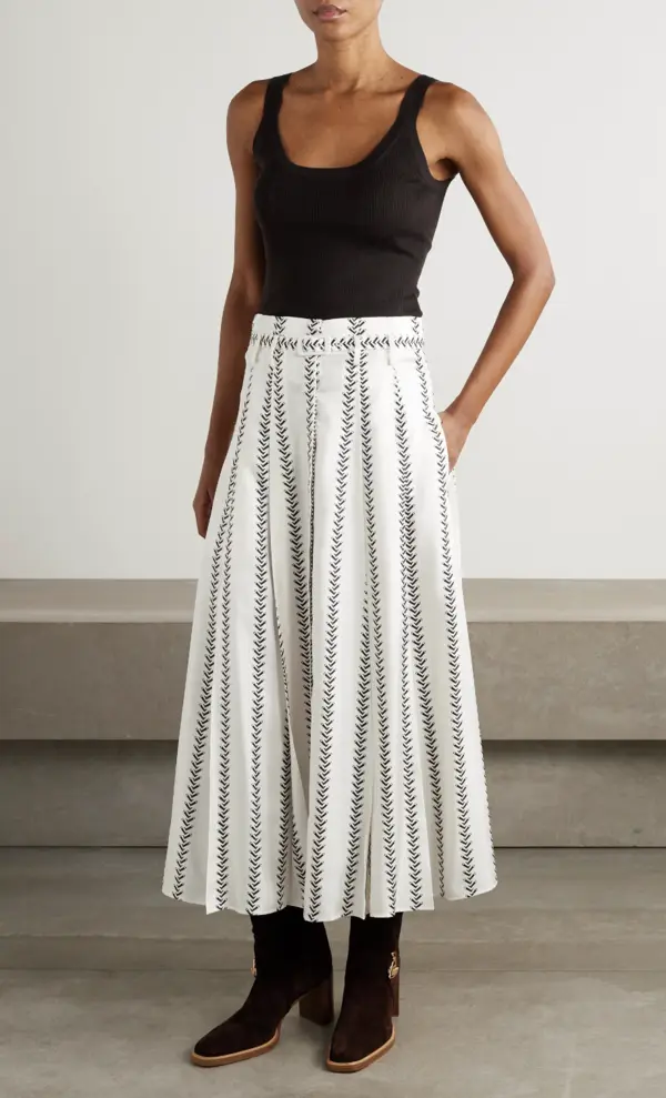 Gabriela Hearst Lucy Pointelle-knit Wool Tank Top - Chocolate