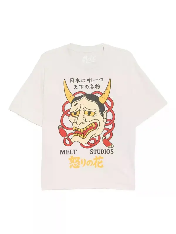 MELT Graphic-print T-shirt - Neutrals