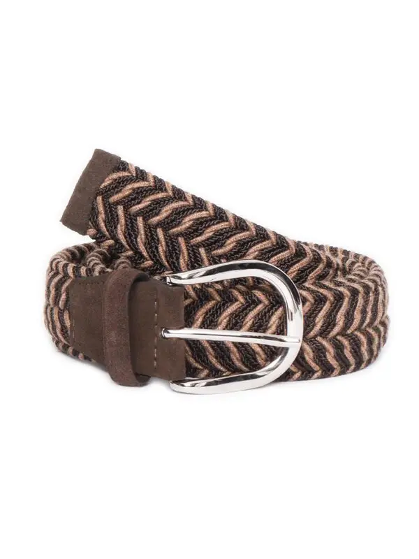 ORTIGNI Woven Belt - Brown
