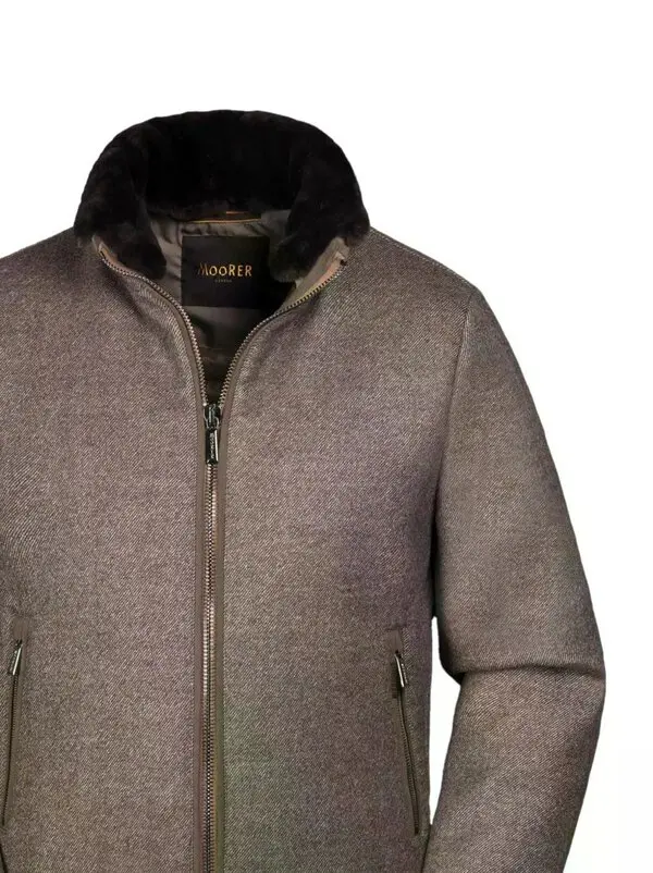 MOORER Wool Bomber Jacket