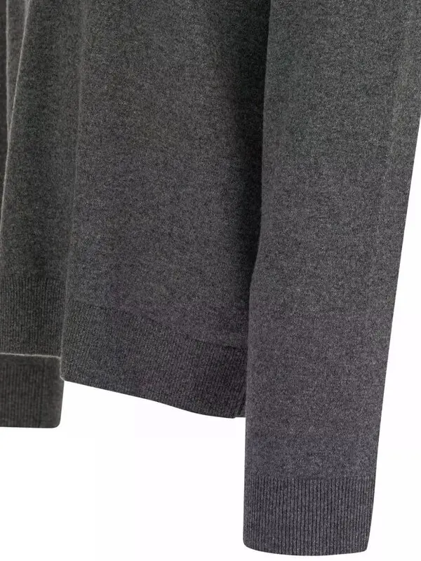 Vince Long-sleeve Zip Neck Sweater