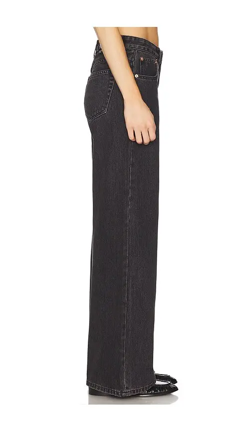 DR. DENIM Rhue Wide Leg Jeans - Black