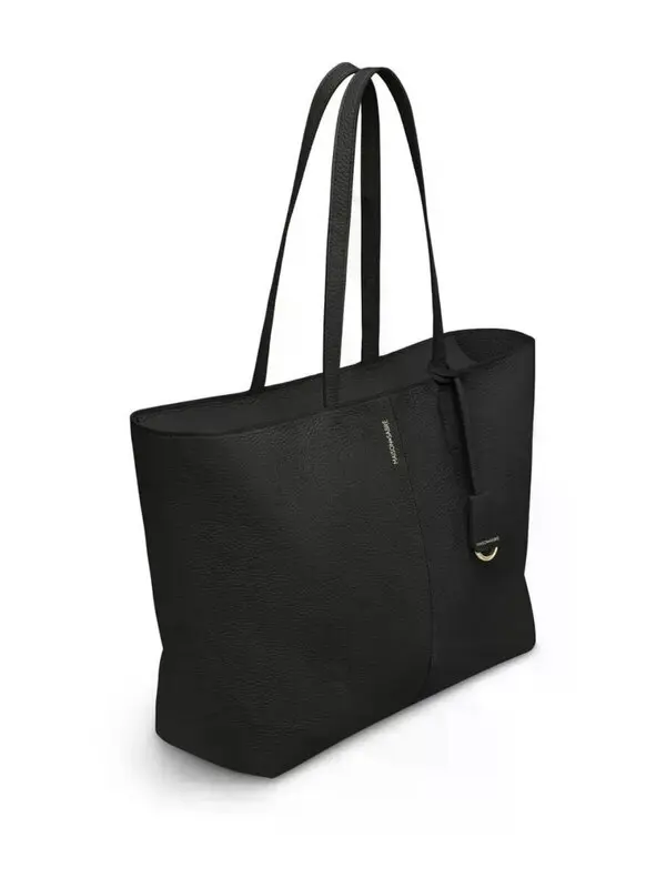 MAISON DE SABRE Zipped Leather Soft Tote - Black
