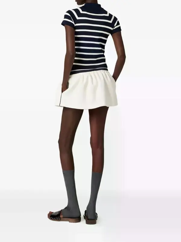 Miu Miu Striped Short-sleeve T-shirt