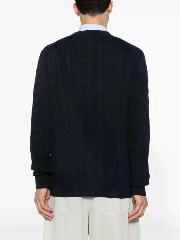 Tommy Hilfiger Cable-knit Crew-neck Sweater