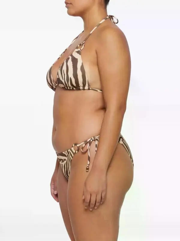 Zimmermann Wanderlust Ring-tie Bikini - Brown
