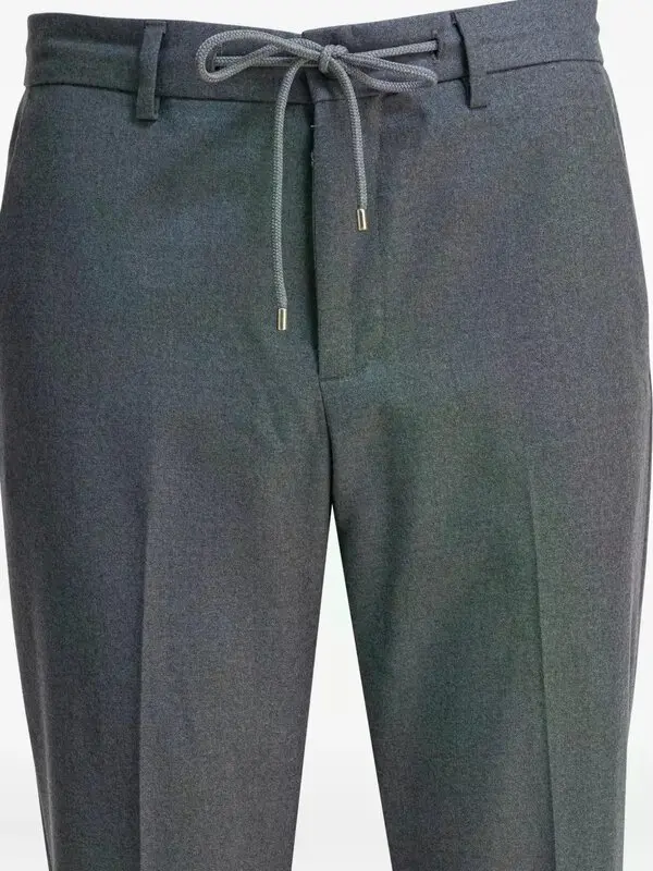 BRIGLIA 1949 Paloma Drawstring Trousers - Grey