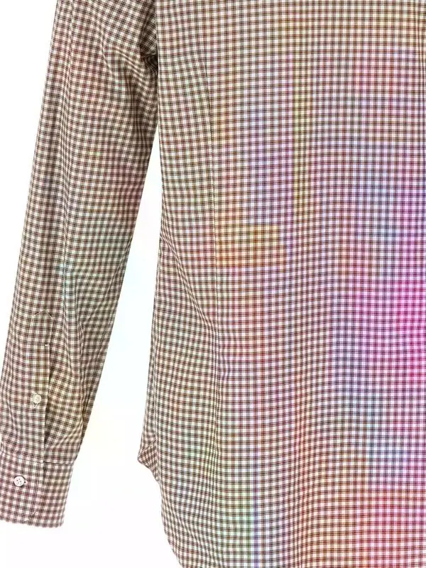 BARBA NAPOLI Checked Long-sleeves Shirt