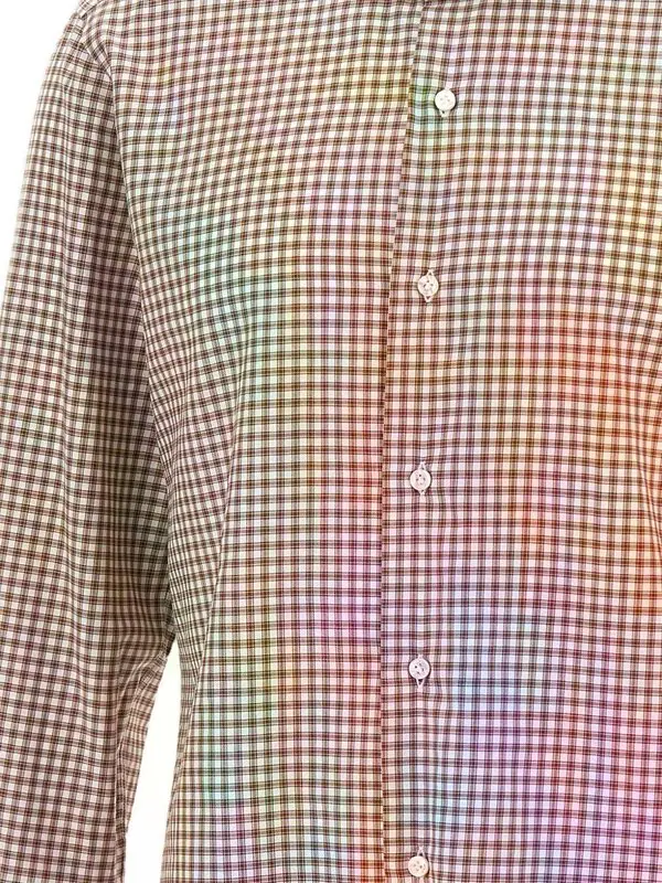 BARBA NAPOLI Checked Long-sleeves Shirt