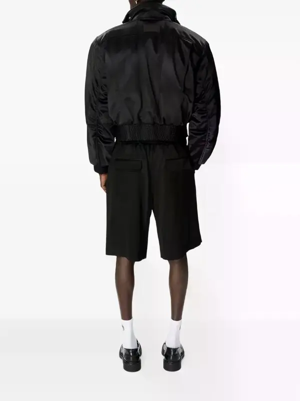 MARINE SERRE Satin Bomber Jacket