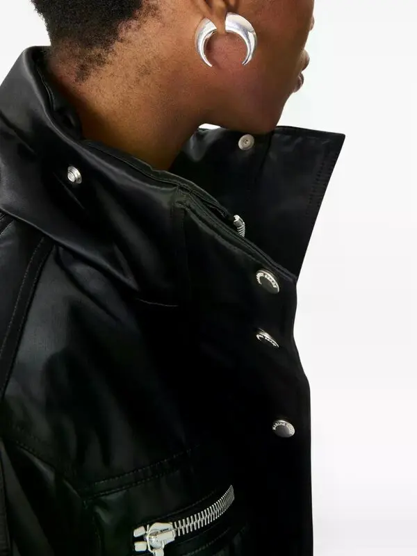 MARINE SERRE Satin Bomber Jacket