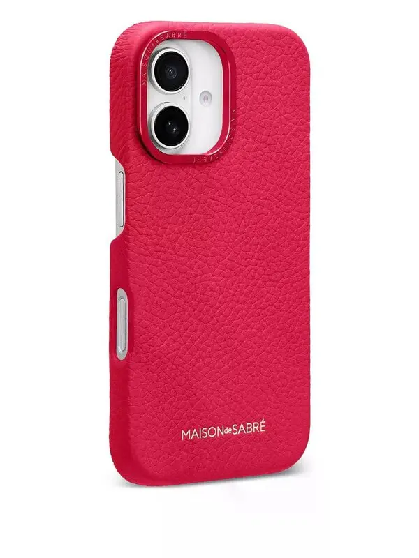 MAISON DE SABRE Leather Phone Case - Pink