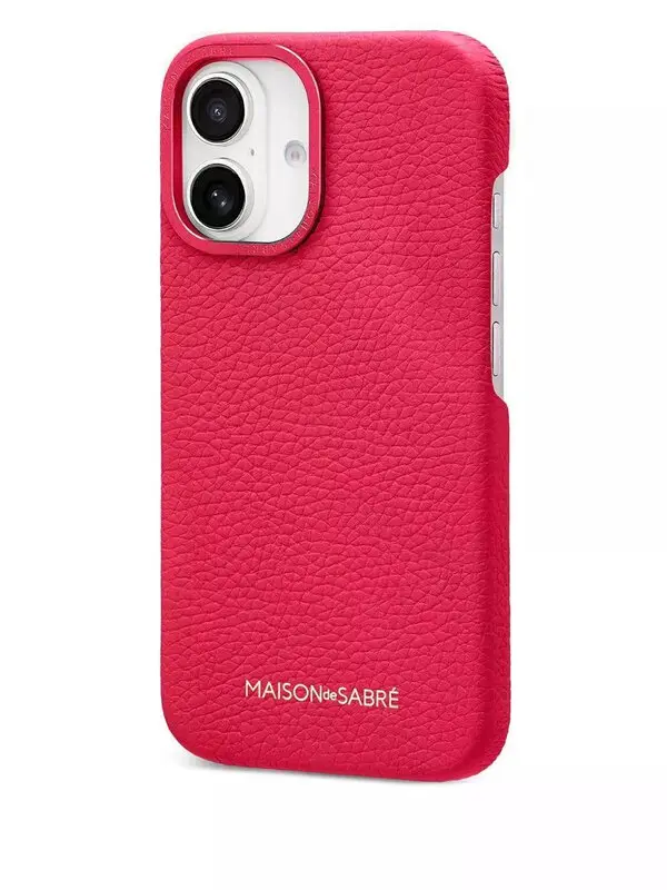 MAISON DE SABRE Leather Phone Case - Pink