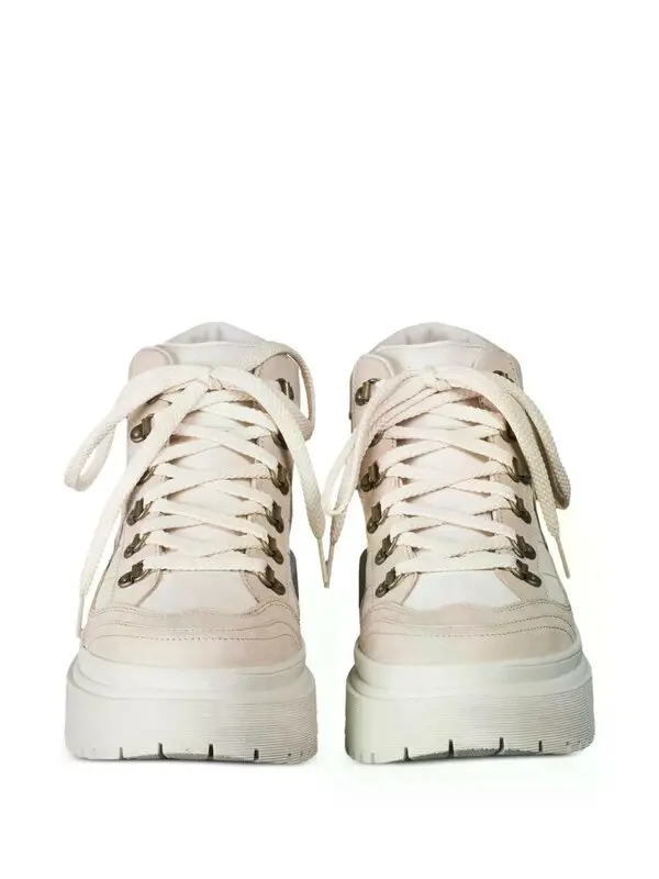 MOORER Panelled Lace-up Boots