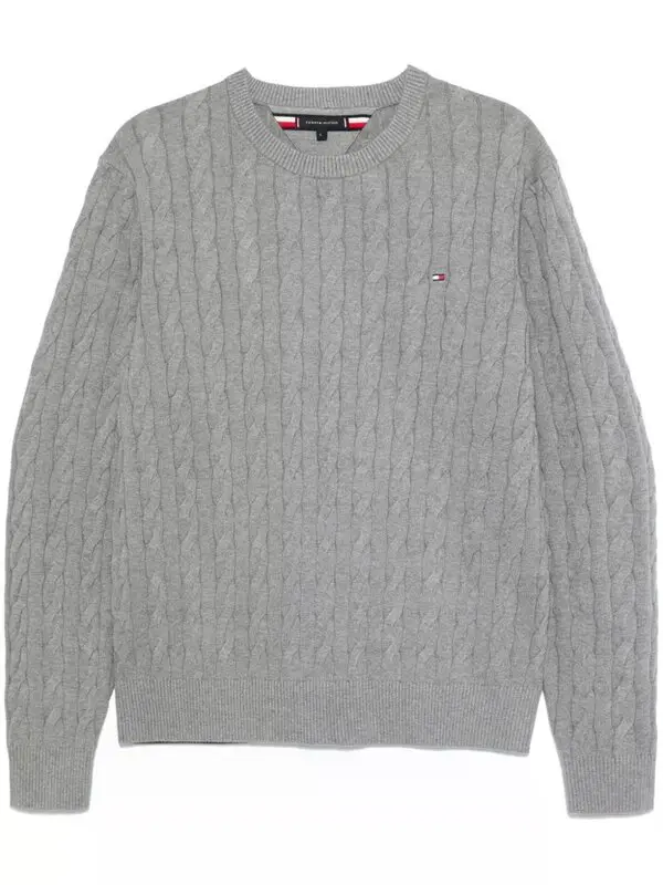 Tommy Hilfiger Cable-knit Crew-neck Sweater