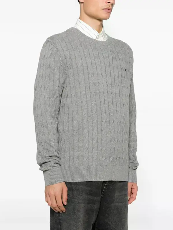 Tommy Hilfiger Cable-knit Crew-neck Sweater
