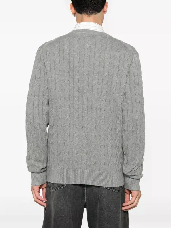Tommy Hilfiger Cable-knit Crew-neck Sweater