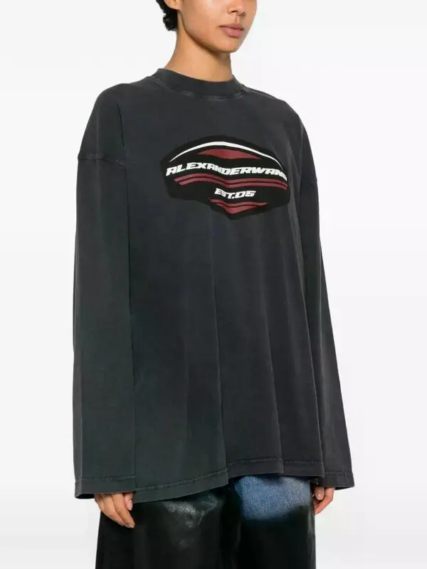Alexander Wang Graphic Long-sleeved T-shirt