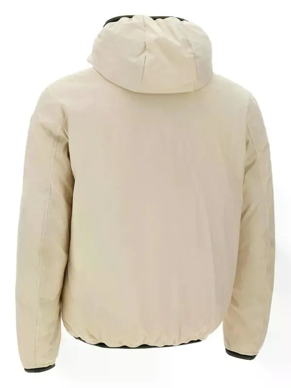 BLAUER. Hooded Zip-up Jacket - Neutrals