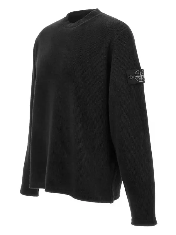 Stone Island Patch-detail Ribbed Pullover