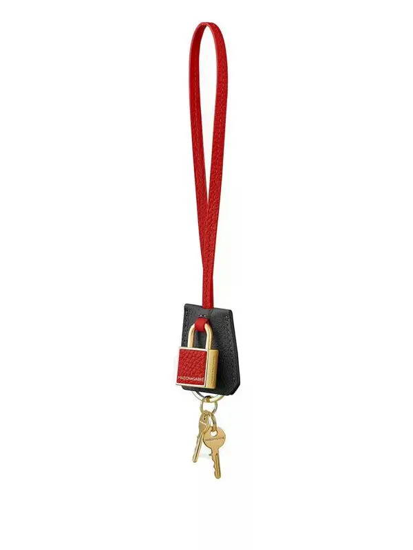 MAISON DE SABRE Padloc Leather Charm