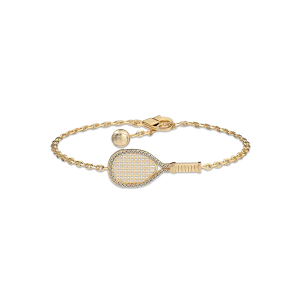 PASCAL Tennis Bracelet - Gold/white Diamond