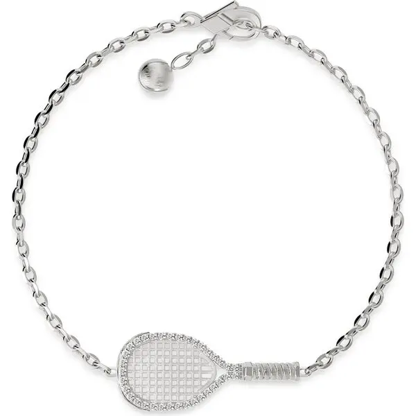 PASCAL Tennis Bracelet - Silver/white Diamond