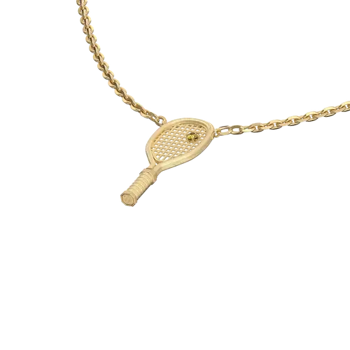 PASCAL The Tennis Necklace - Gold Diamond