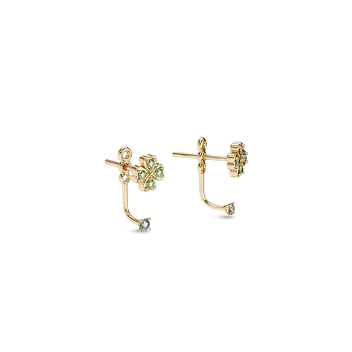 PASCAL Lucky Clover Diamond Earring Jackets