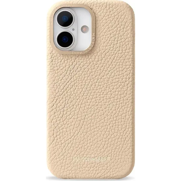 MAISON DE SABRE Leather Phone Case - Saharan Nude
