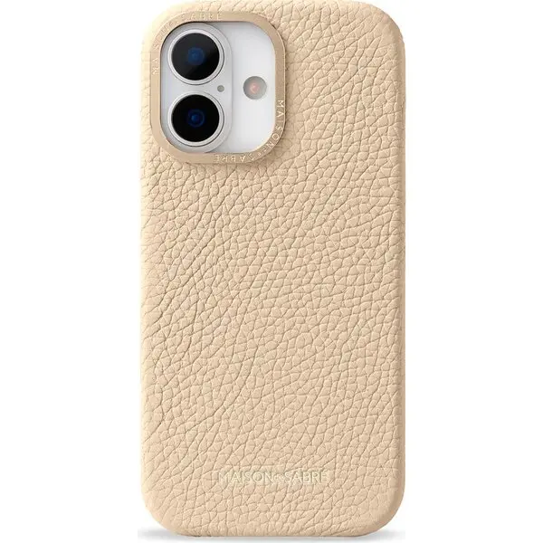 MAISON DE SABRE Leather Phone Case - Saharan Nude