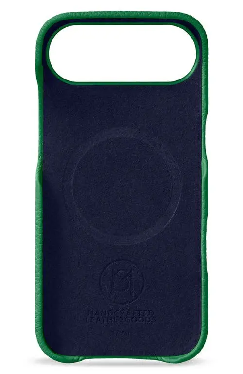 MAISON DE SABRE Leather Phone Case - Emerald Green