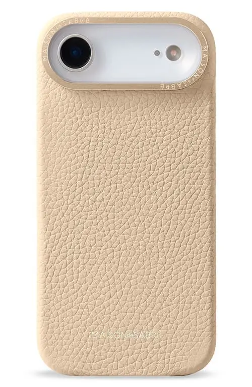 MAISON DE SABRE Leather Phone Case - Saharan Nude